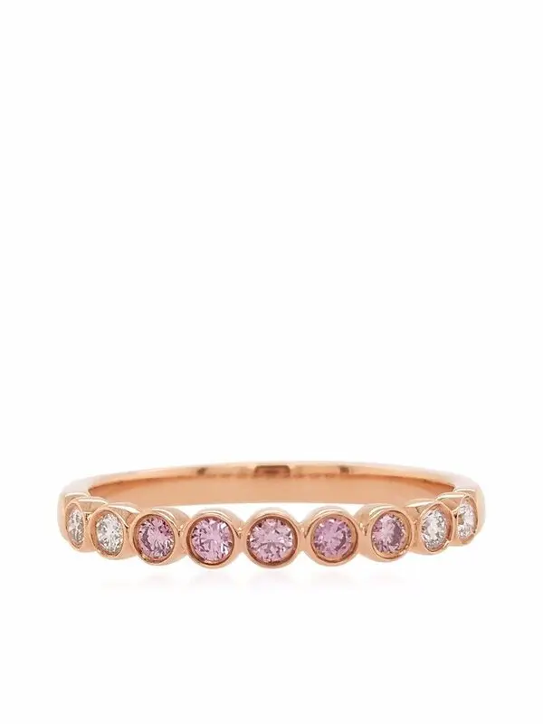 HYT JEWELRY 18kt Rose Gold Diamond Ring - Pink