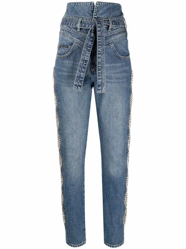 Philipp Plein Saint Tropez High-rise Jeans