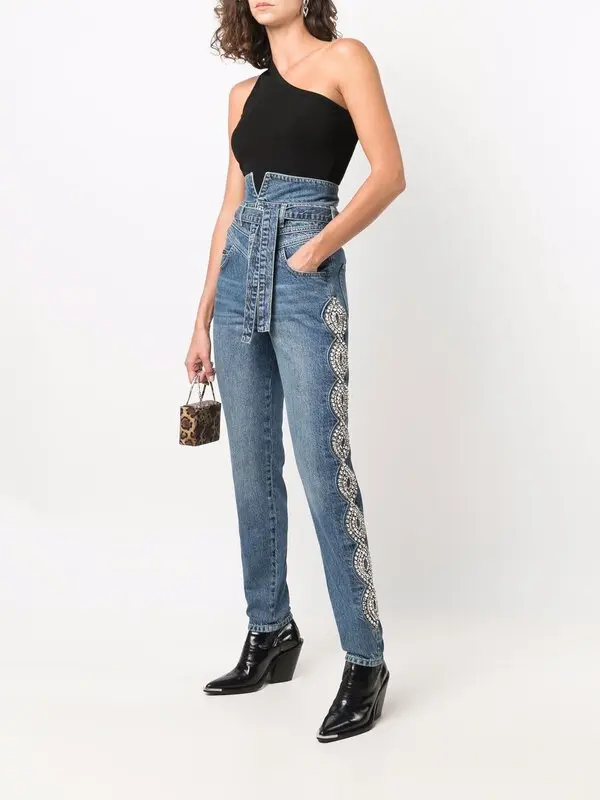 Philipp Plein Saint Tropez High-rise Jeans