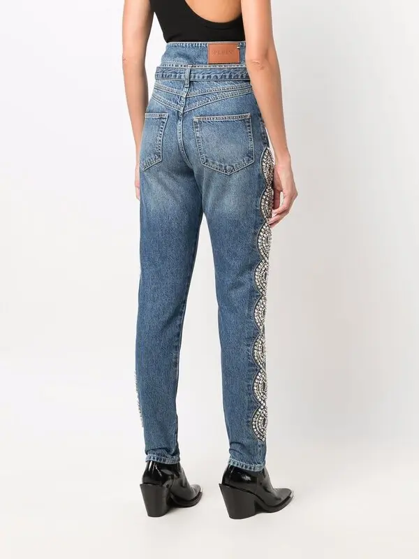 Philipp Plein Saint Tropez High-rise Jeans