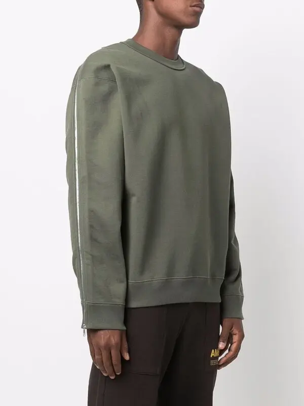 AMBUSH Logo-print Sleeve Sweatshirt - Green