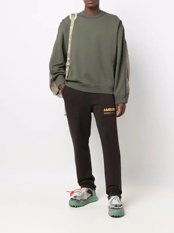 AMBUSH Logo-print Track Pants - Brown