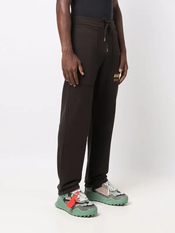 AMBUSH Logo-print Track Pants - Brown