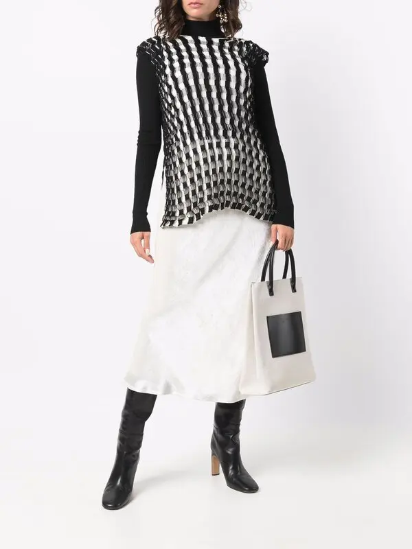 JIL SANDER Woven-design Jumper