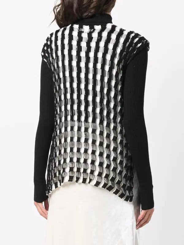 JIL SANDER Woven-design Jumper