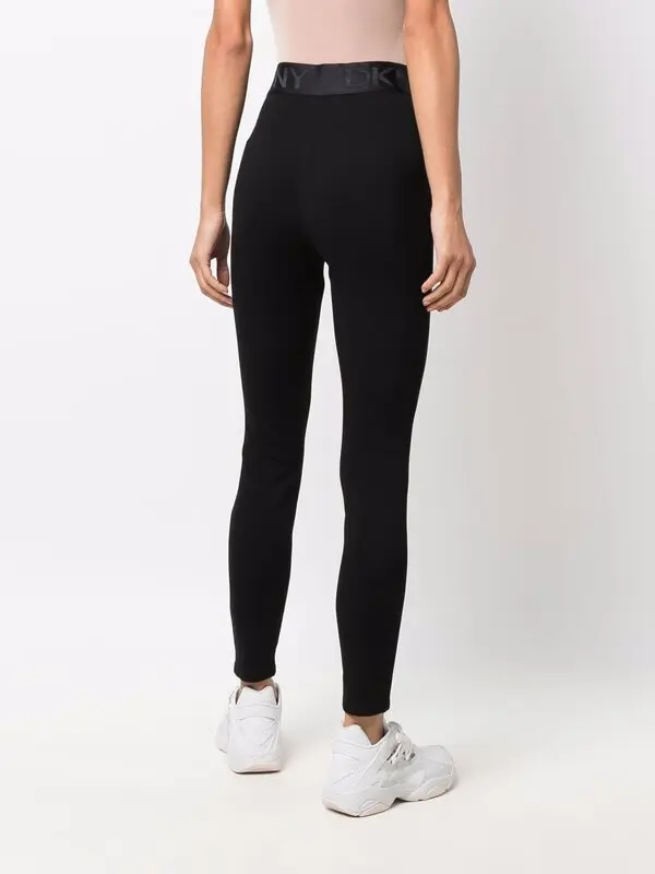Dkny Logo-waistband Leggings