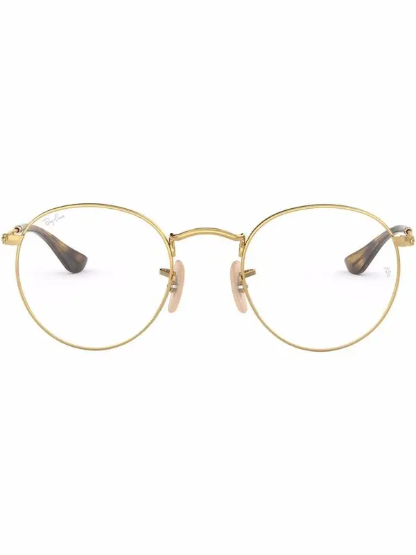 Ray-ban Round Frame Glasses - Gold