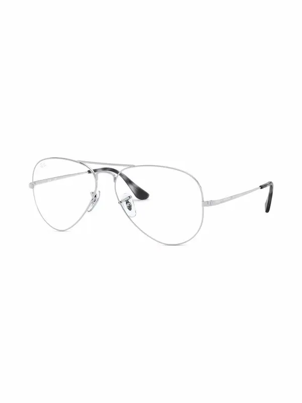 Ray-ban Aviator Frame Glasses - Silver