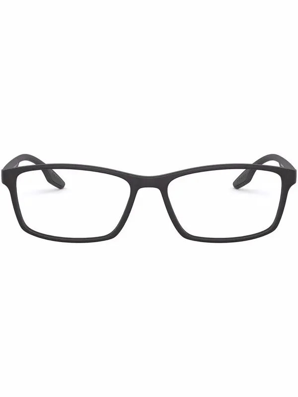Prada Rectangle-frame Glasses - Black
