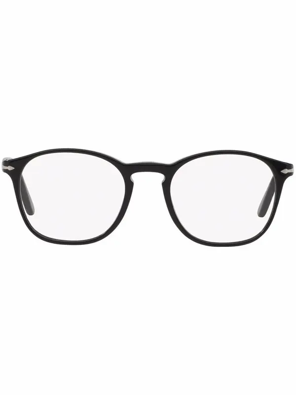 Persol Square Frame Glasses - Black