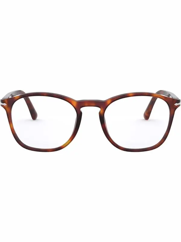Persol Tortoiseshell Square Eyeglasses - Green