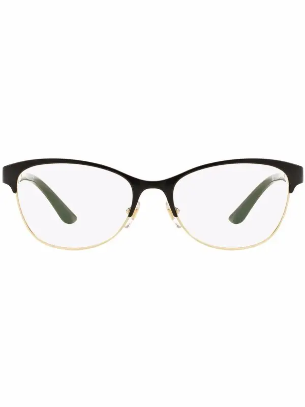 Versace Wayfarer-frame Glasses - Black