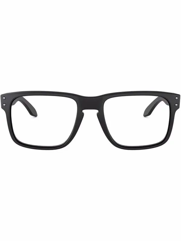 Oakley Holbrook Rx Square Eyeglasses - Black
