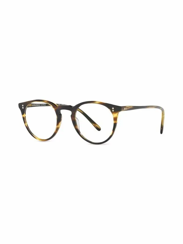 Oliver Spencer O'malley Round-frame Eyeglasses - Black