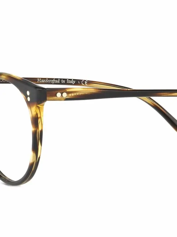 Oliver Spencer O'malley Round-frame Eyeglasses - Black