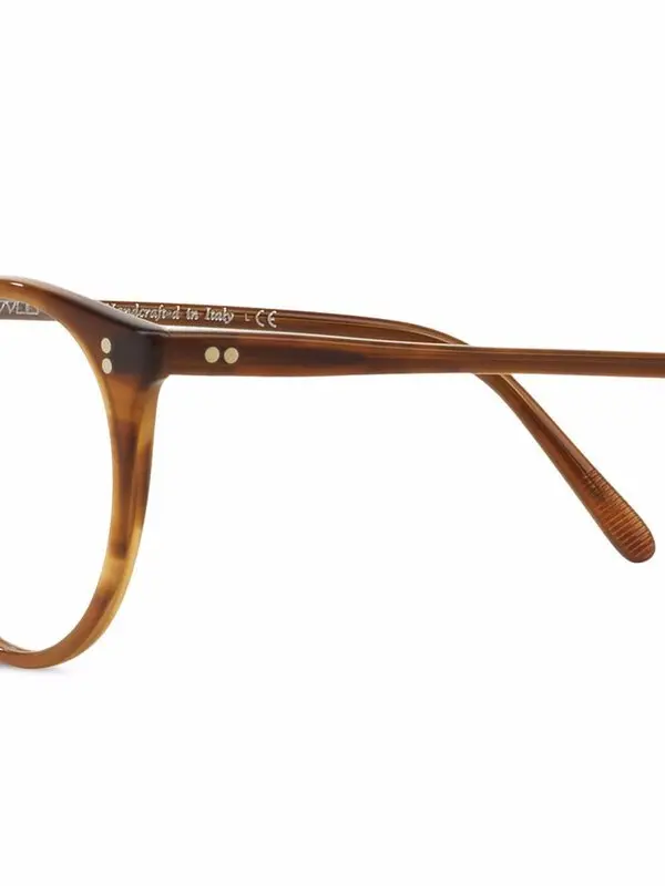 Oliver Spencer O'malley Round-frame Eyeglasses - White