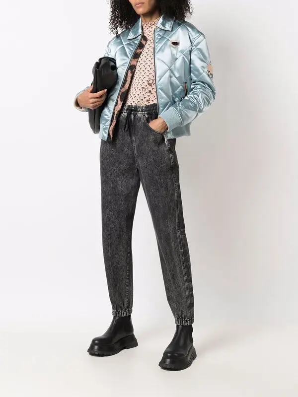 Philipp Plein Quilted Bomber Jacket