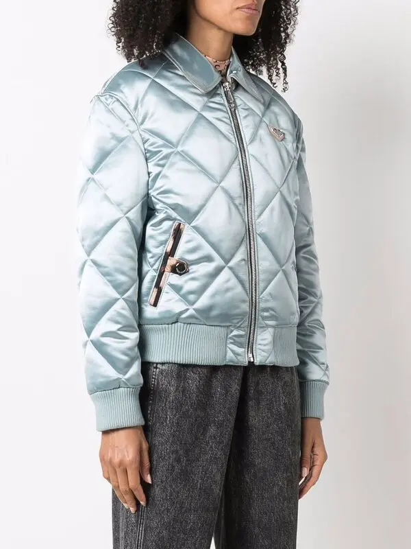 Philipp Plein Quilted Bomber Jacket