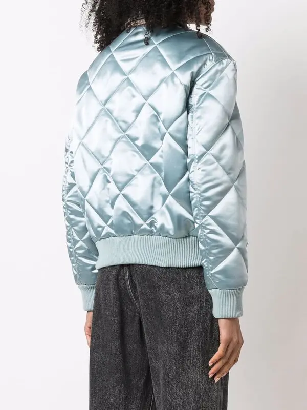 Philipp Plein Quilted Bomber Jacket