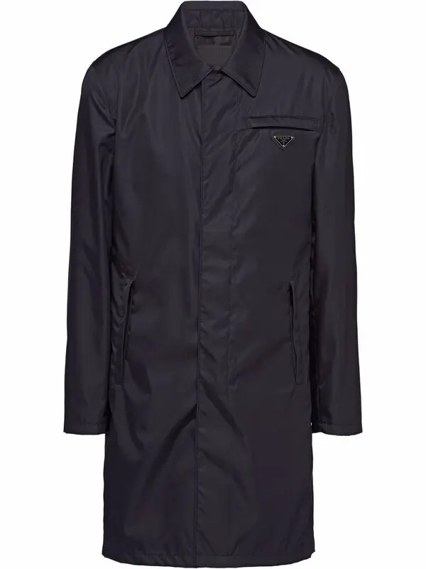 Prada Re-nylon Triangle-logo Raincoat
