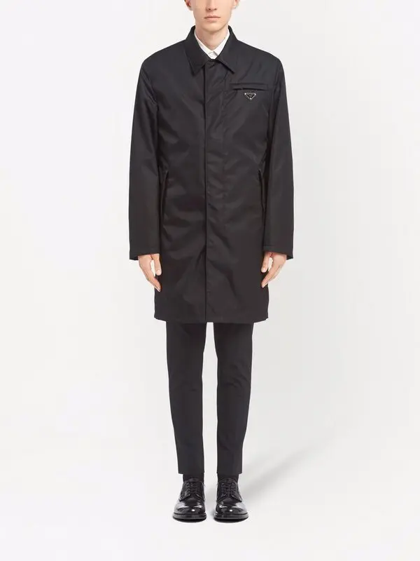 Prada Re-nylon Triangle-logo Raincoat