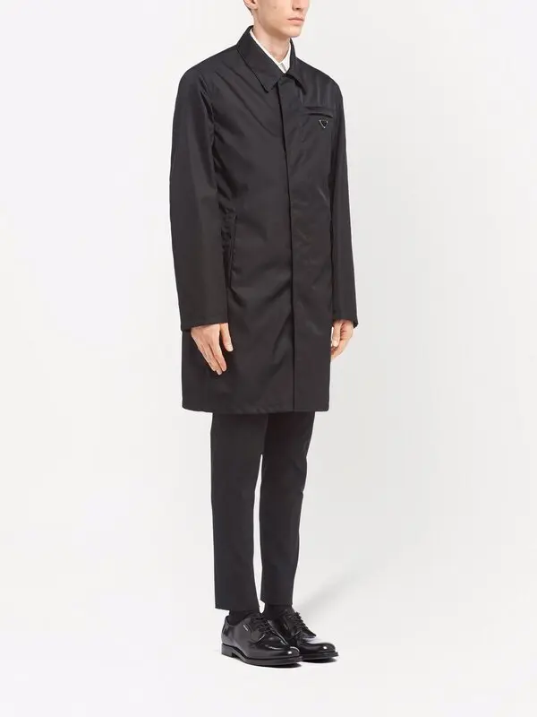 Prada Re-nylon Triangle-logo Raincoat