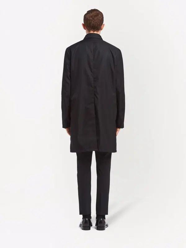 Prada Re-nylon Triangle-logo Raincoat
