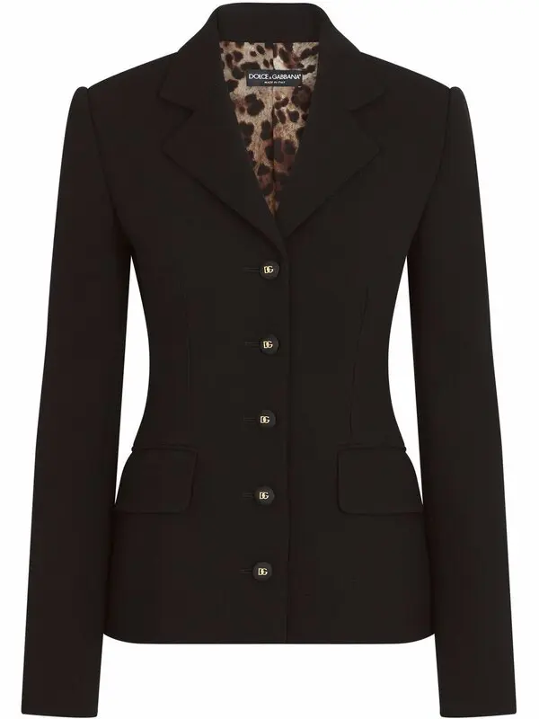 Dolce & Gabbana Single-breasted Wool Blazer