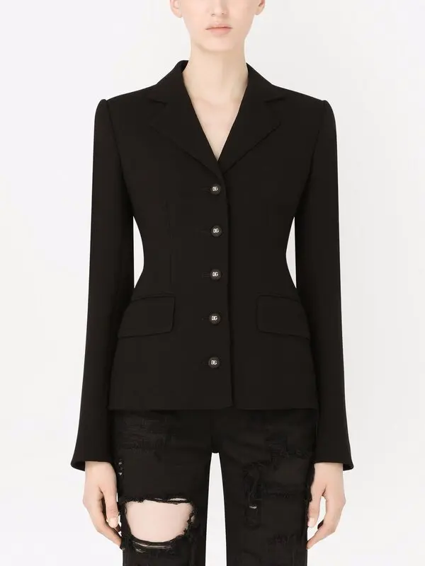 Dolce & Gabbana Single-breasted Wool Blazer