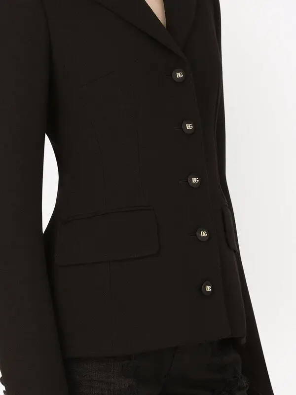 Dolce & Gabbana Single-breasted Wool Blazer