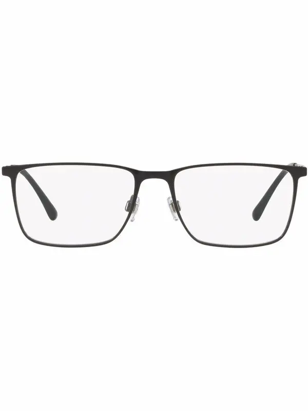 Giorgio Armani Matte Square-frame Eyeglasses