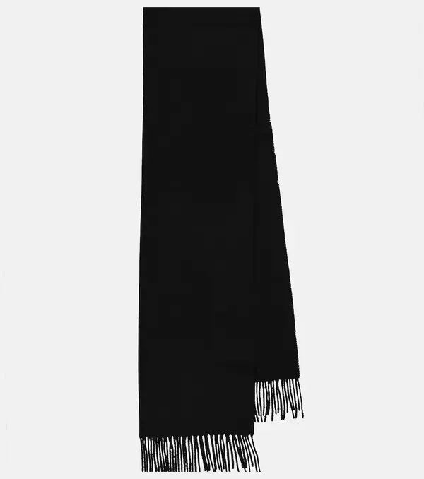 TOTEME Wool Scarf - Black