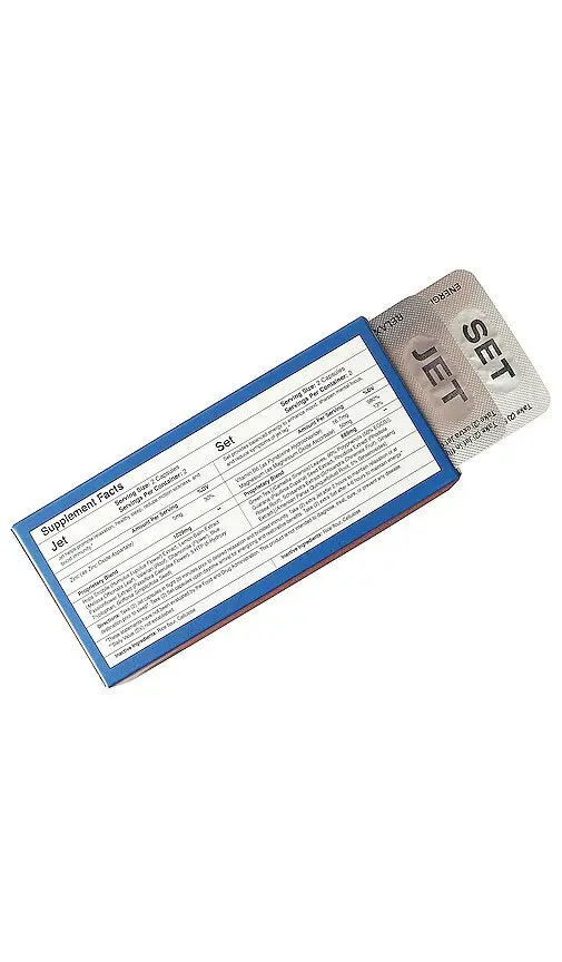 JET SET NATURAL Two-step Herbal Supplement For Jet Lag Relief
