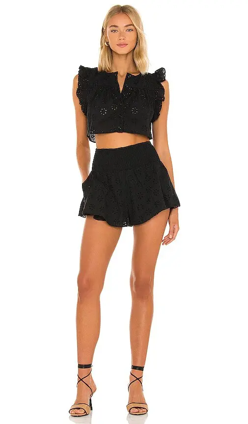 Tularosa Carlotta Eyelet Shorts