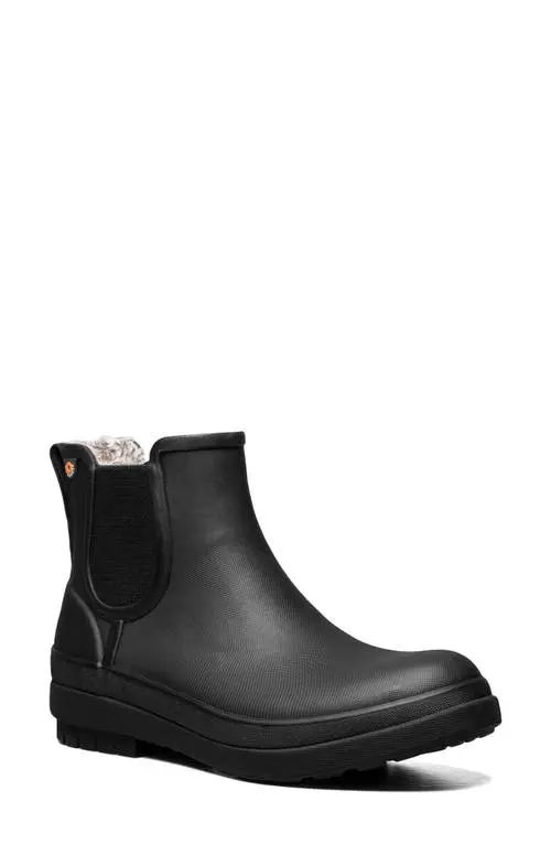 Bogs Amanda Ii Waterproof Insulated Chelsea Boot - Black