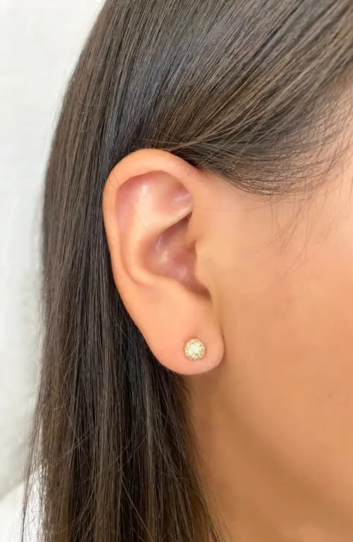 Sethi Couture Pavé Diamond Ball Stud Earrings