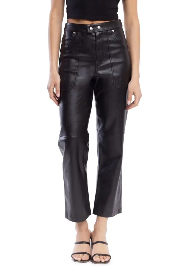 Blanknyc Rib Cage Wide Leg Pants - Track Record