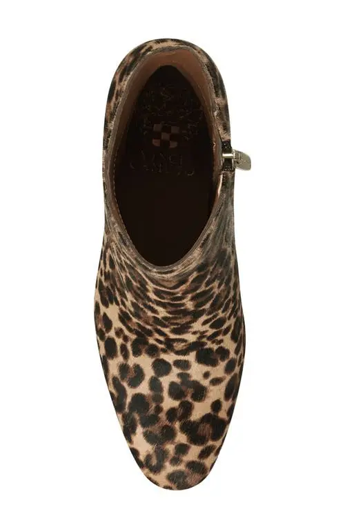 Vince Camuto Nevvina Leopard Print Genuine Calf Hair Bootie