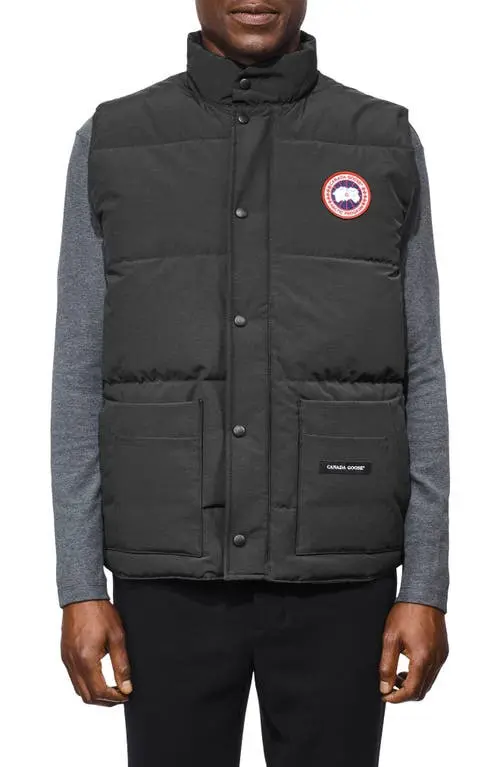 Canada Goose Freestyle Regular Fit Down Vest - Graphite