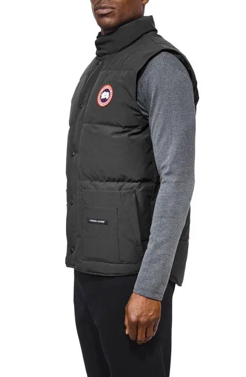 Canada Goose Freestyle Regular Fit Down Vest - Graphite
