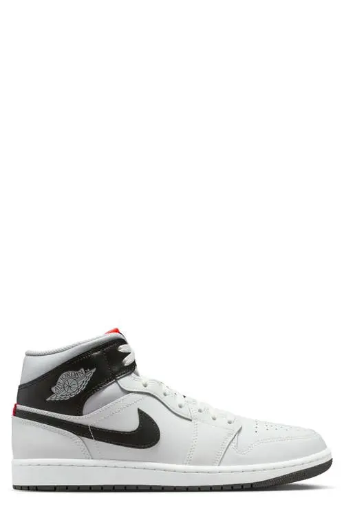 JORDAN Air 1 Mid Basketball Sneakers - Summit White/neutral Grey