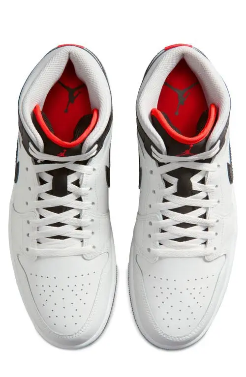 JORDAN Air 1 Mid Basketball Sneakers - Summit White/neutral Grey