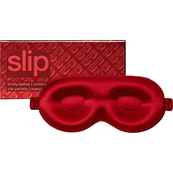Slip Lovely Lashes Pure Silk Contour Sleep Mask - Scarlet