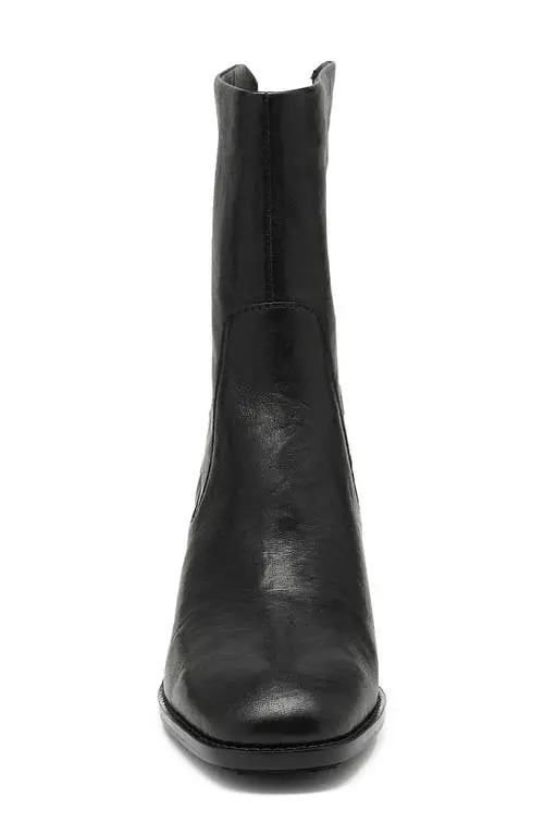 KELSI DAGGER BROOKLYN Island Ankle Bootie - Black Leather