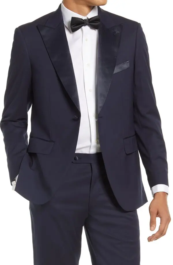 Alton Lane Sullivan Stretch Wool Tuxedo - Navy