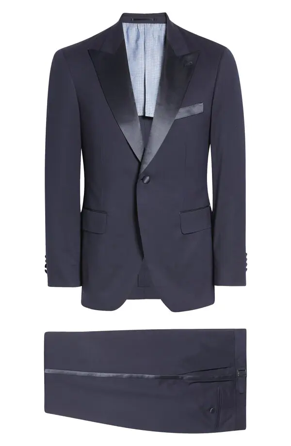 Alton Lane Sullivan Stretch Wool Tuxedo - Navy