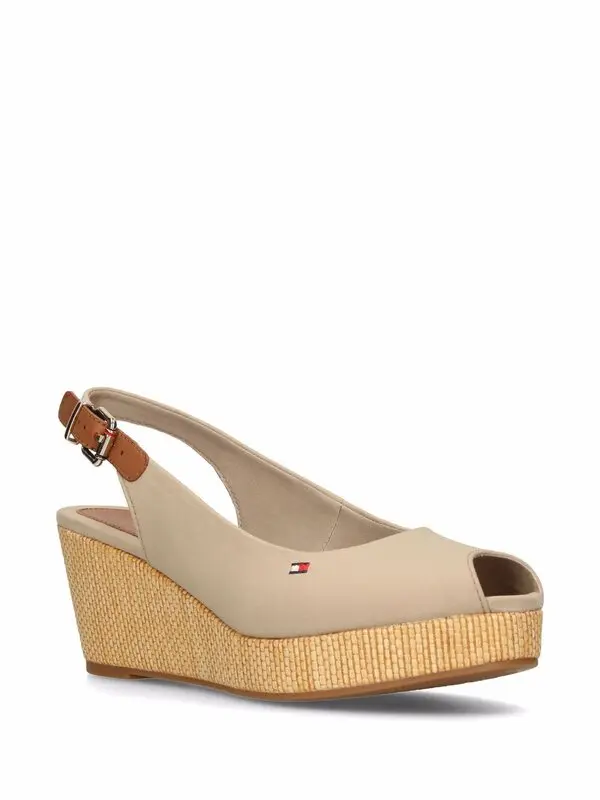 Tommy Hilfiger Iconic Elba Slingback Wedge Sandals