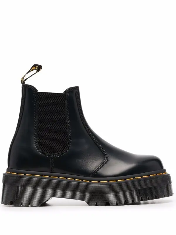 Dr. Martens 2976 Quad Platform Chelsea Boots - Black