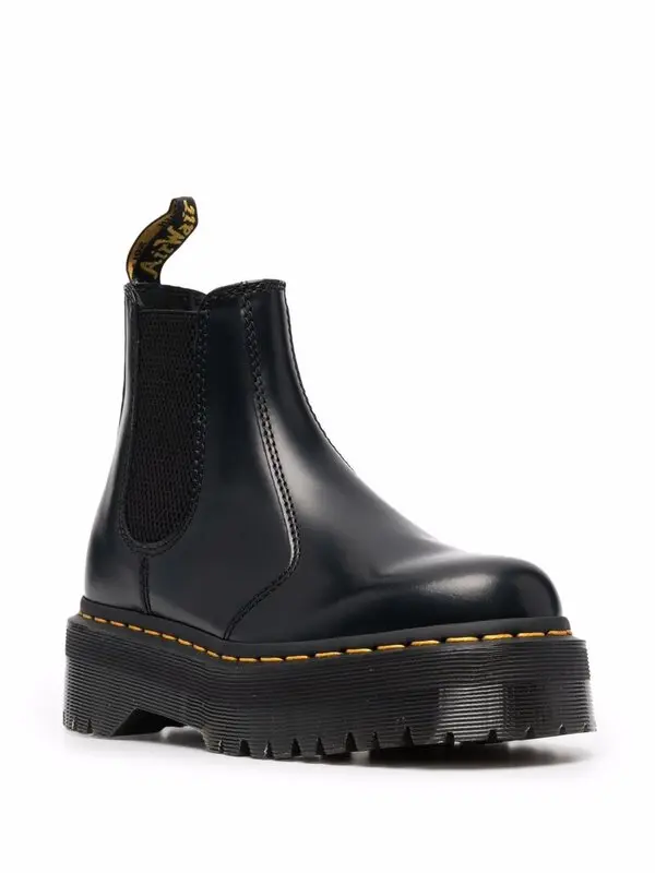 Dr. Martens 2976 Quad Platform Chelsea Boots - Black