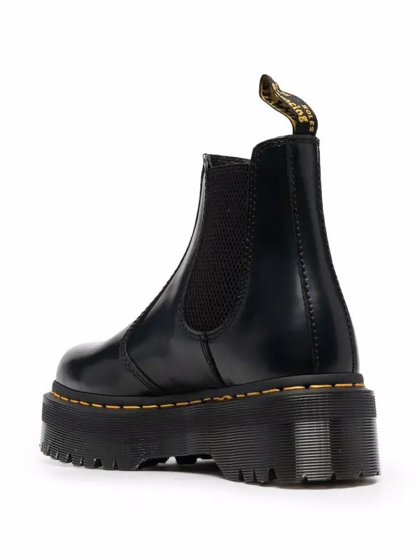 Dr. Martens 2976 Quad Platform Chelsea Boots - Black